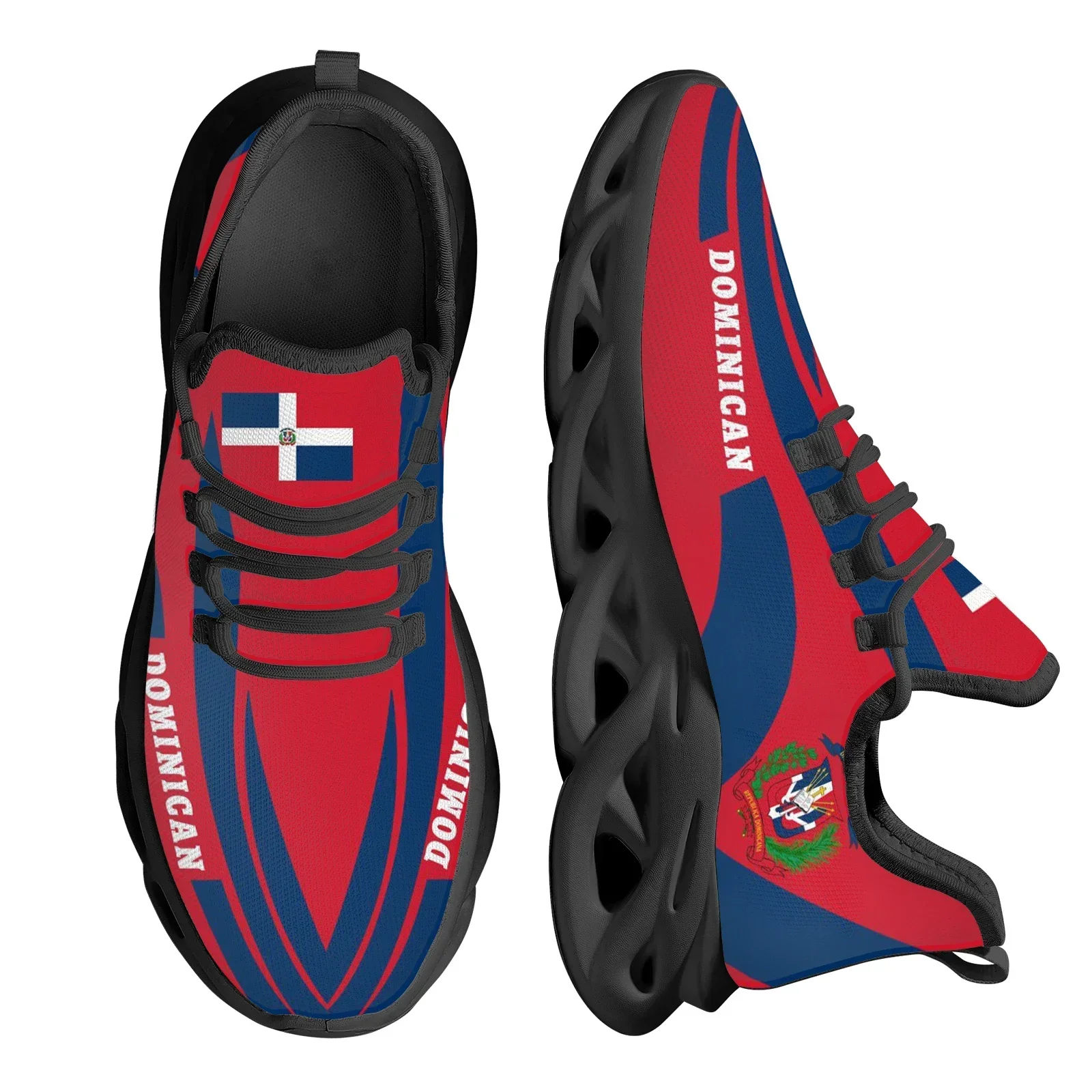Dominican-Flag-National-Emblem-Design-Lightweight-Breathable-Platform ...