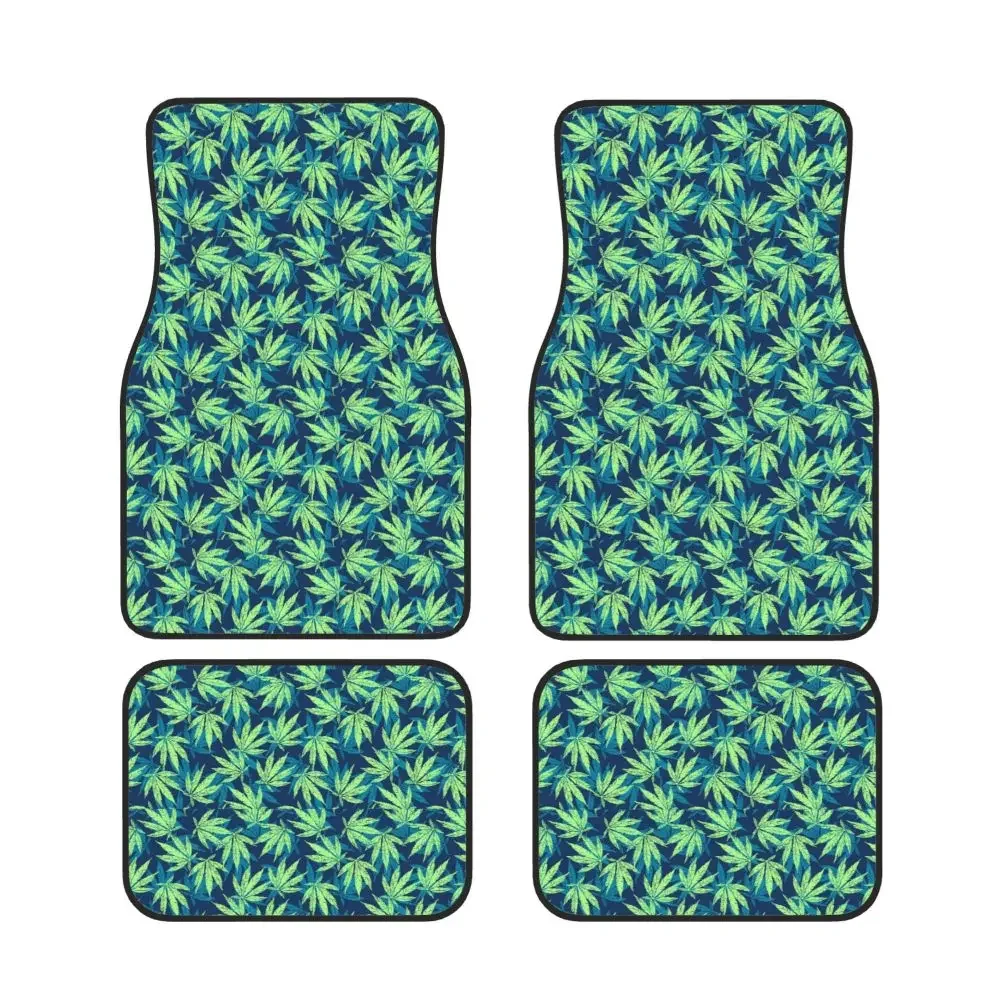 Paradise-Green-Watercolor-Car-Mats-Carpets-Rugs-Non-Slip-Auto-Foot-Mats ...