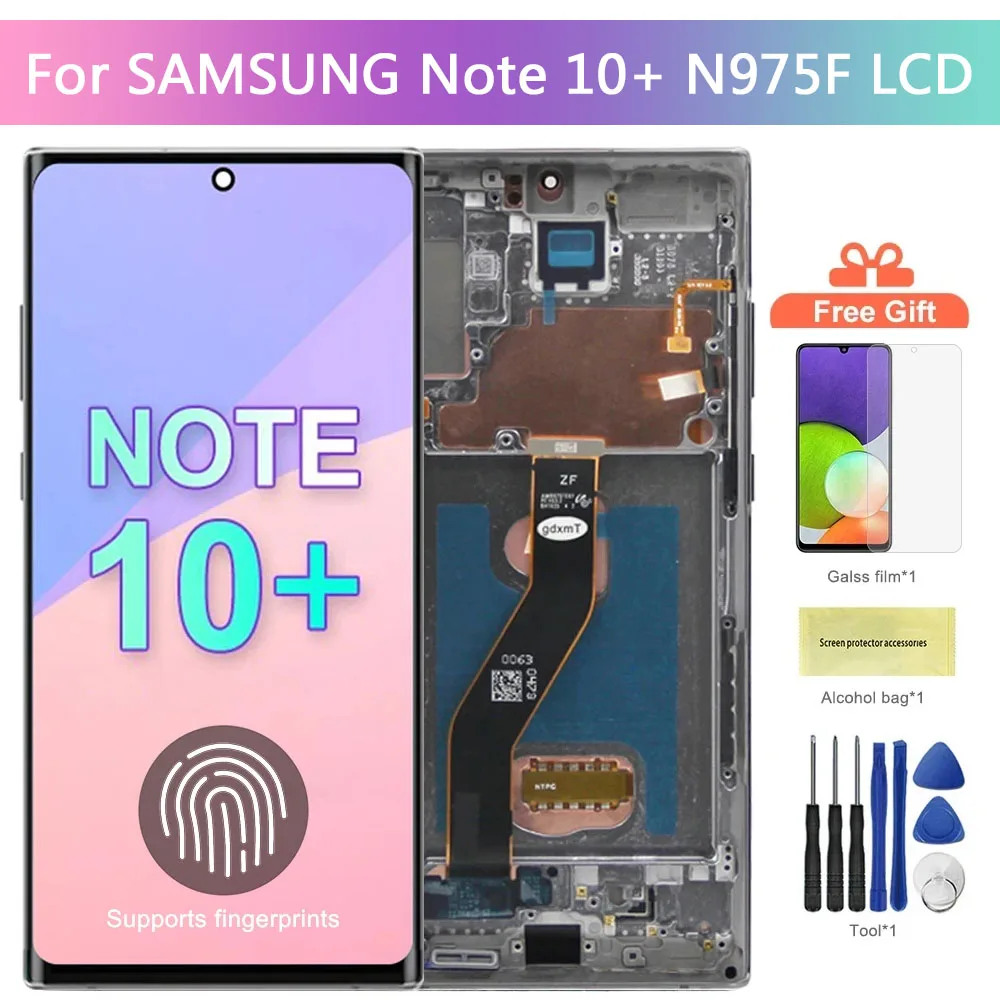 Montaje-de-pantalla-TFT-Note-10-Plus-para-Samsung-Galaxy-Note-10-N975F ...