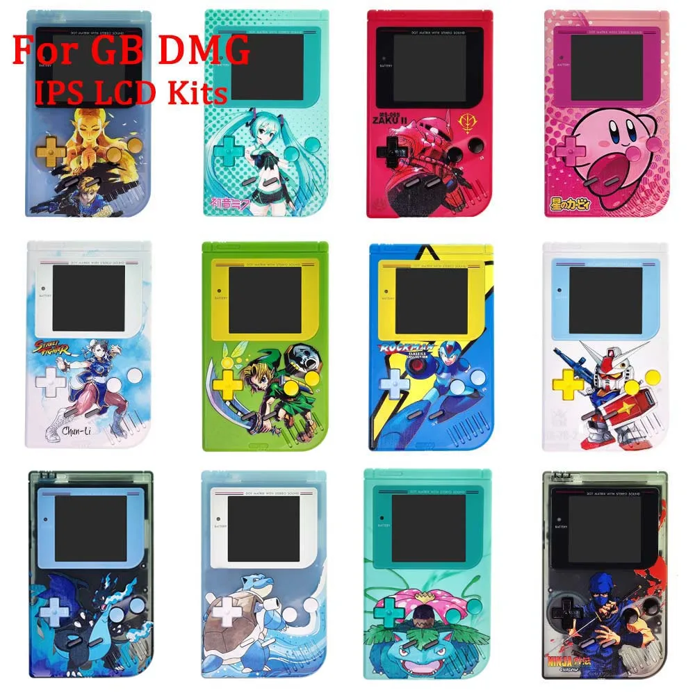 Novo 12 cores personalizado habitação escudo conjuntos para gb dmg ips ...