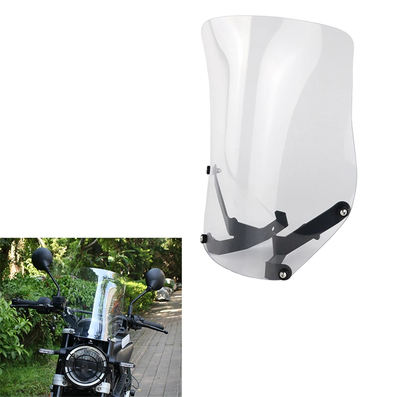 Motorcycle-Windshields-Deflectors-Windscreen-Fit-For-Husqvarna-Vitpilen ...