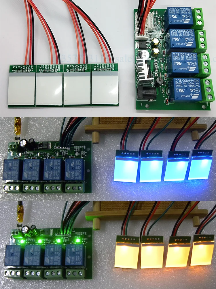 4-ways-touch-relay-board-12V-24V-four-channels-normal-open-normal-close ...