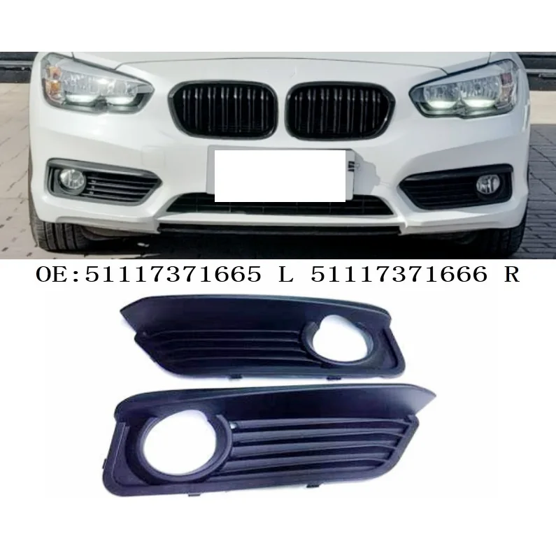 Front-bumper-fog-light-frame-grille-For-BMW-1-Series-F20-F21-OEM ...