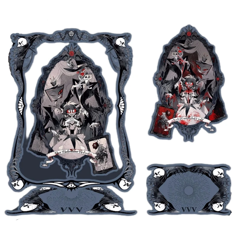 Hazbin-Hotel-Velvet-Vox-Valentino-3V-3-Vees-Anime-Peripherals-Acrylic ...