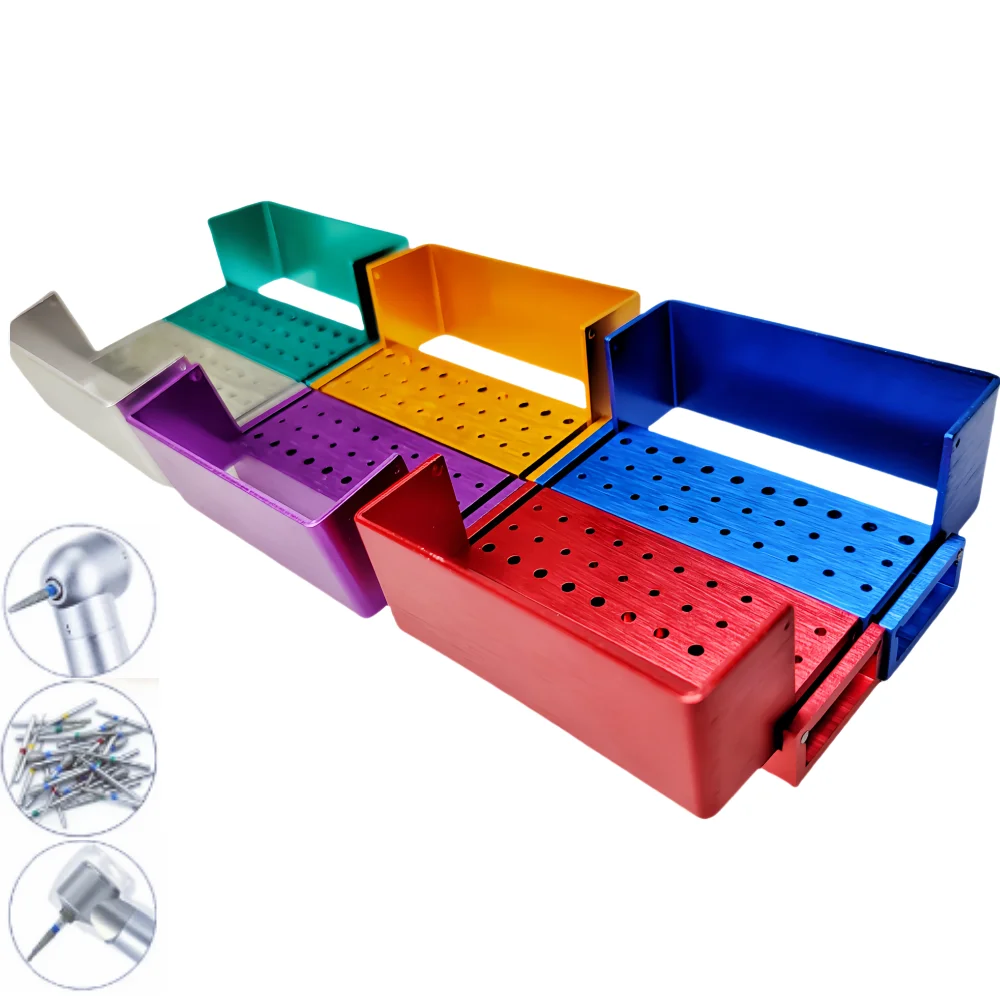 30-Holes-Dental-Burs-Holder-Block-Case-For-High-Speed-Burs-Low-Speed ...