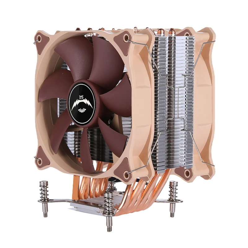 Computer-CPU-Cooling-120mm-Fan-6-Heat-Pipe-Cooler-Processor-Efficient ...