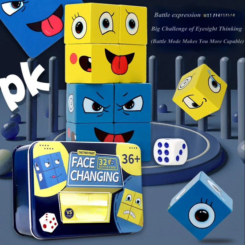 Party-Game-Parent-child-Interaction-Game-Expression-Puzzle-Face ...