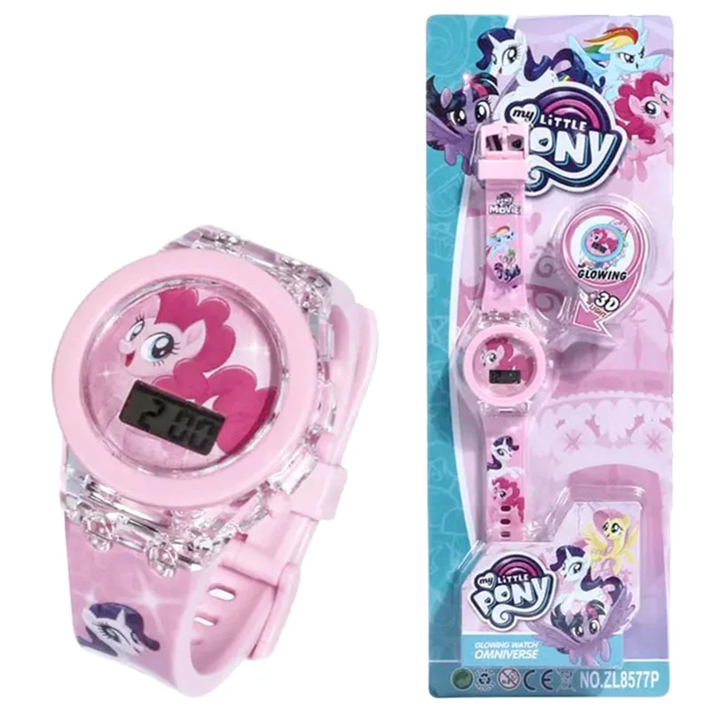My-Little-Pony-Children-s-Luminous-Cartoon-Watch-Girl-Boy-Cute ...