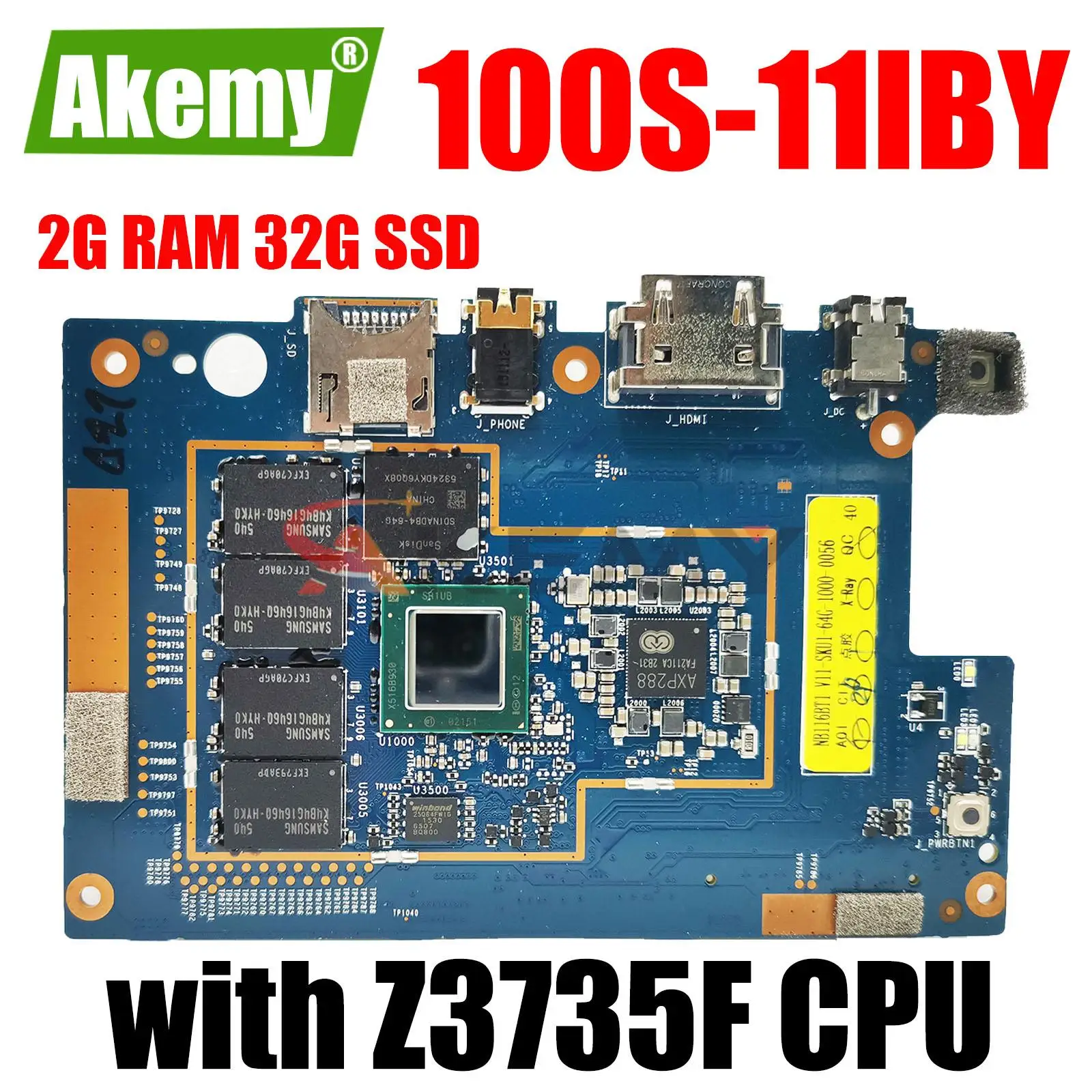 5B20K38932 for Lenovo IdeaPad 100S-11 100S-11IBY motherboard tablet ...