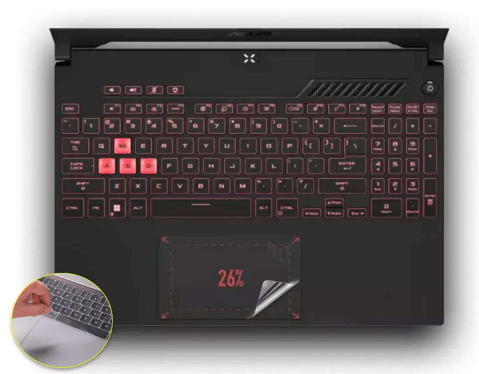 For ASUS TUF Gaming A15 FA507RE FA507RM FA507R FA507RC FA507 Sticker ...