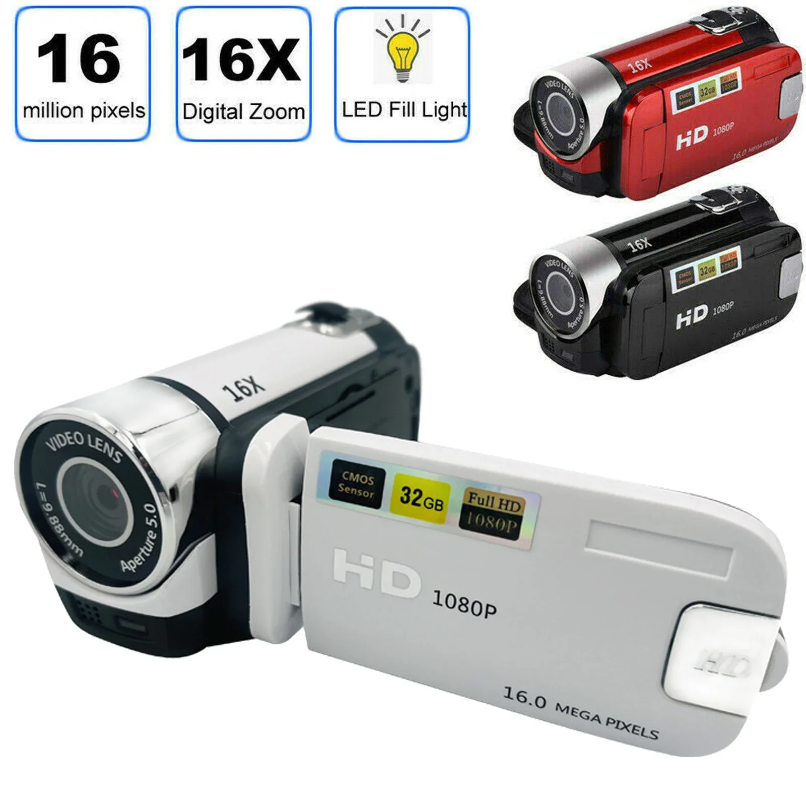 16MP-HD-Digital-Camera-1080P-Full-HD-Digital-Video-Camcorder-270-degree ...