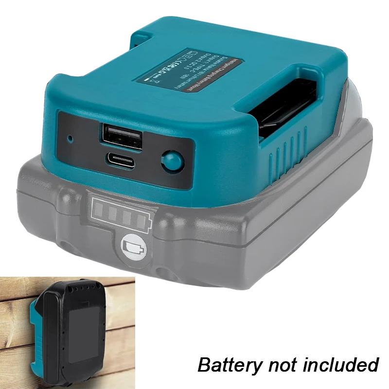For-Makita-18V-with-USB-with-Type-C-Battery-Holder-for-Makita-18V ...