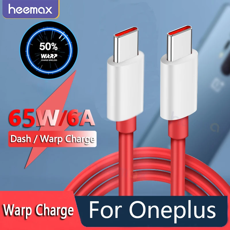 65W Original Warp Charger Cable 6.5A Type C To Type C Cable Usb PD USBC ...