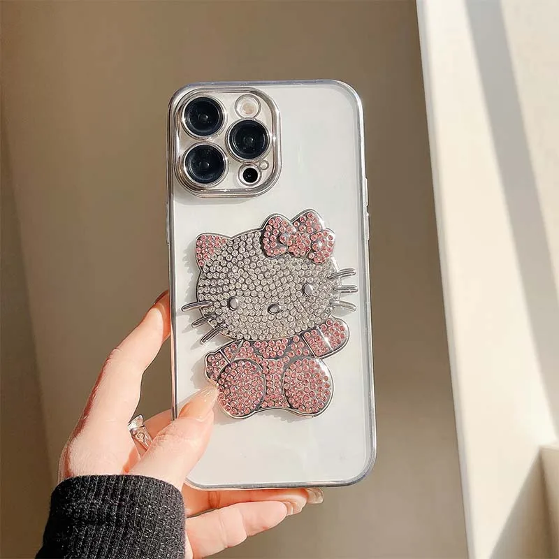Hello Kitty Rhinestone Iphone Case