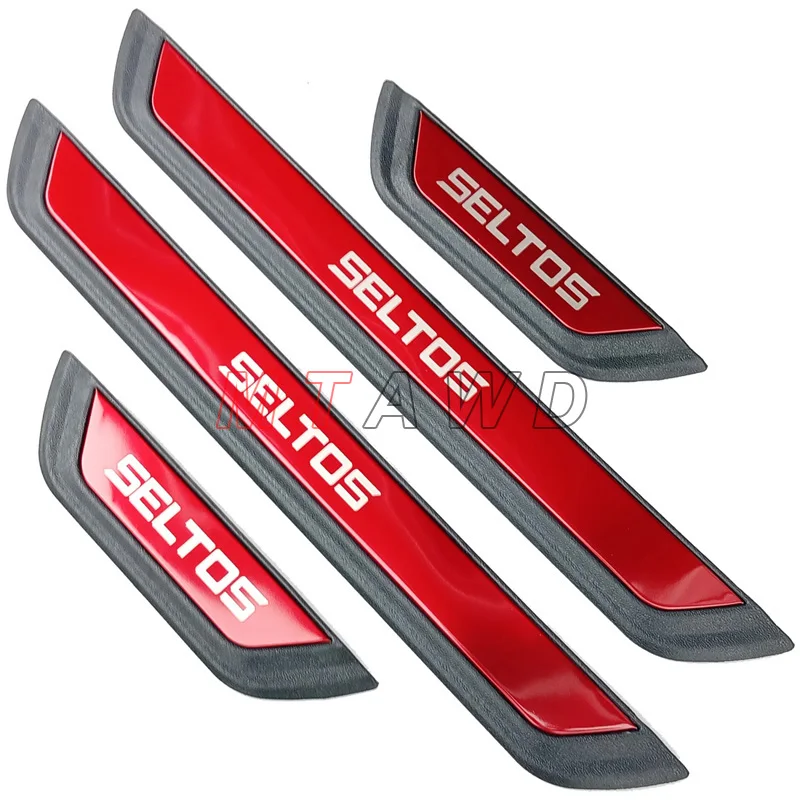 For-KIA-SELTOS-Accessory-2024-2023-2020-Stainless-Chrome-Car-Door-Sill ...