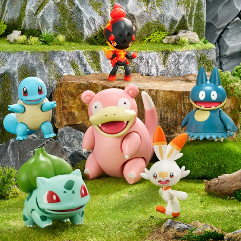 Novo em estoque genuíno pokémon versão clássica squirtle sapo sementes ...