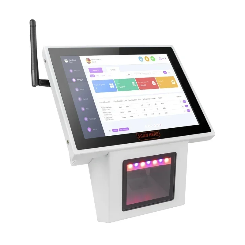 Touch-Price-Checker-Kiosk-with-Barcode-Qr-Code-Scanner-Wall-Mount ...