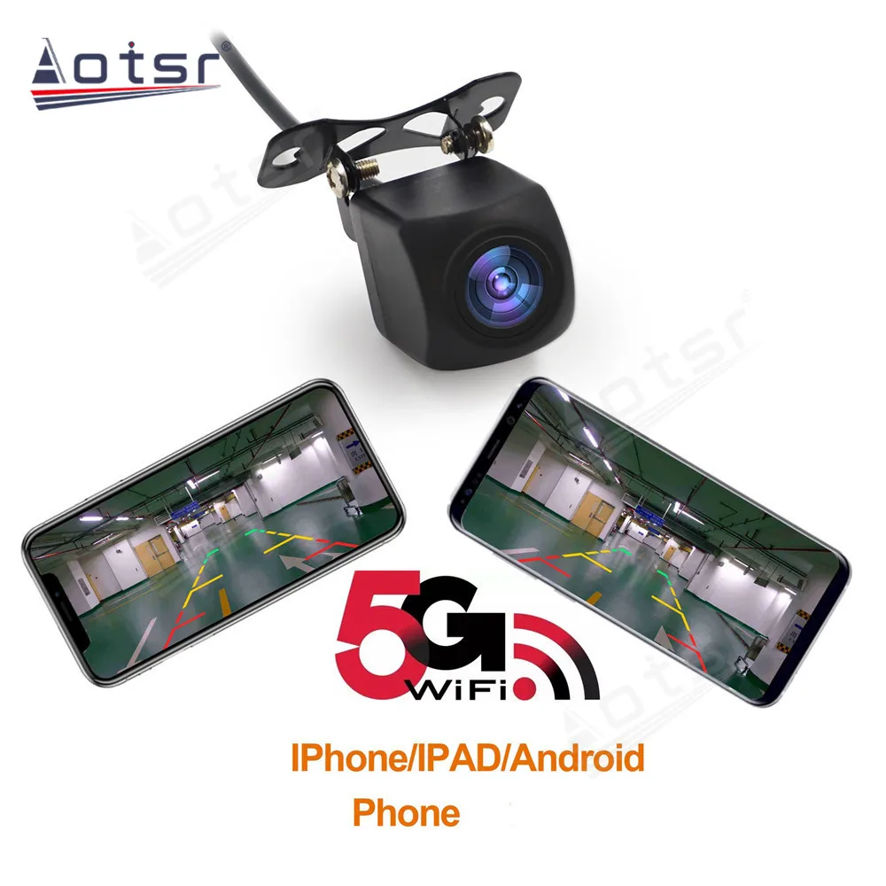Aotsr HD Fisheye Lens Ruler Line Front And Rear View Switchable Wifi ...