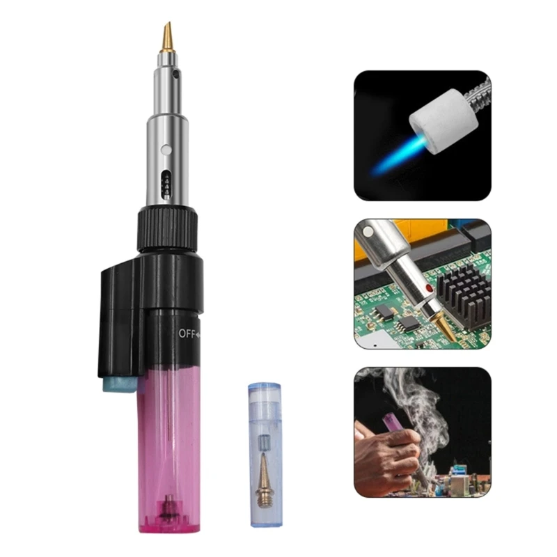Portable Cordless Gas Soldering Iron Electric Blow Torch Repair Tool ...