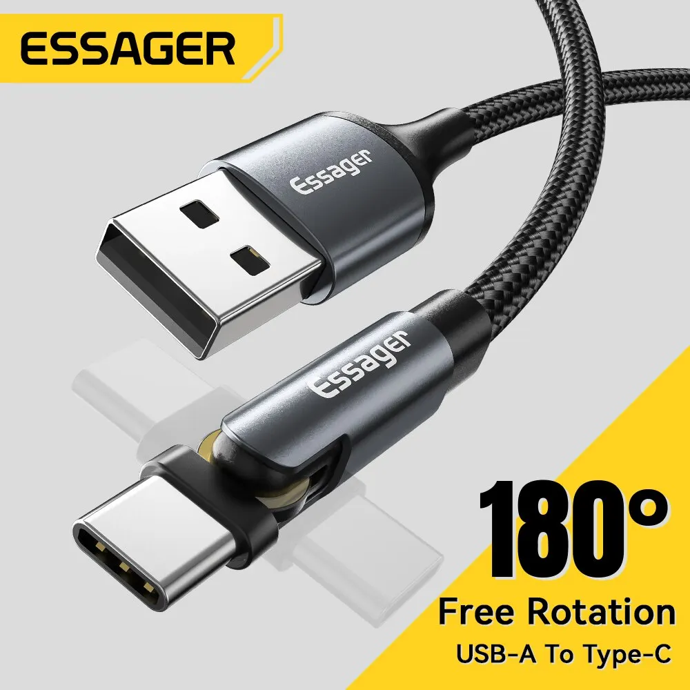 Essager-3A-Fast-Charging-Cable-Micro-USB-Type-C-Data-Charger-For-iPhone ...