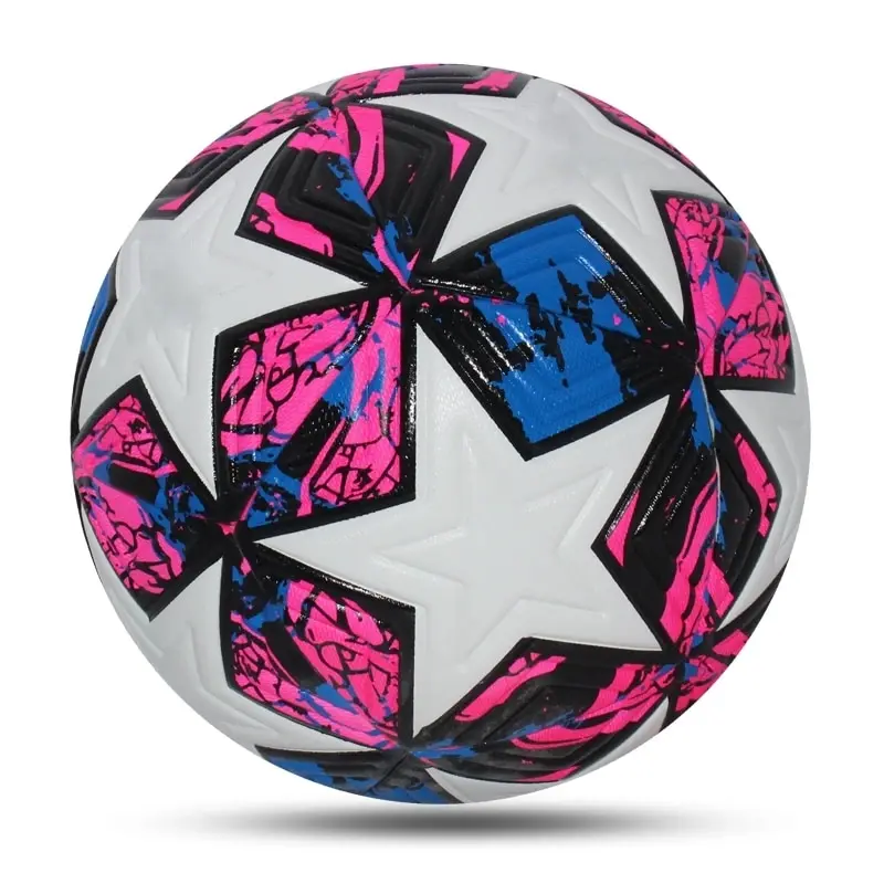 High-Quality-Soccer-Balls-Official-Size-5-PU-Material-Seamless-Goal ...
