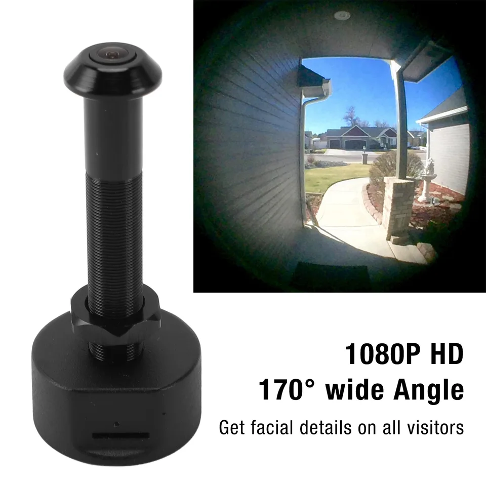 Peephole Camera V380 Door Eye Hole Camera 1080P HD Mobile Detection ...