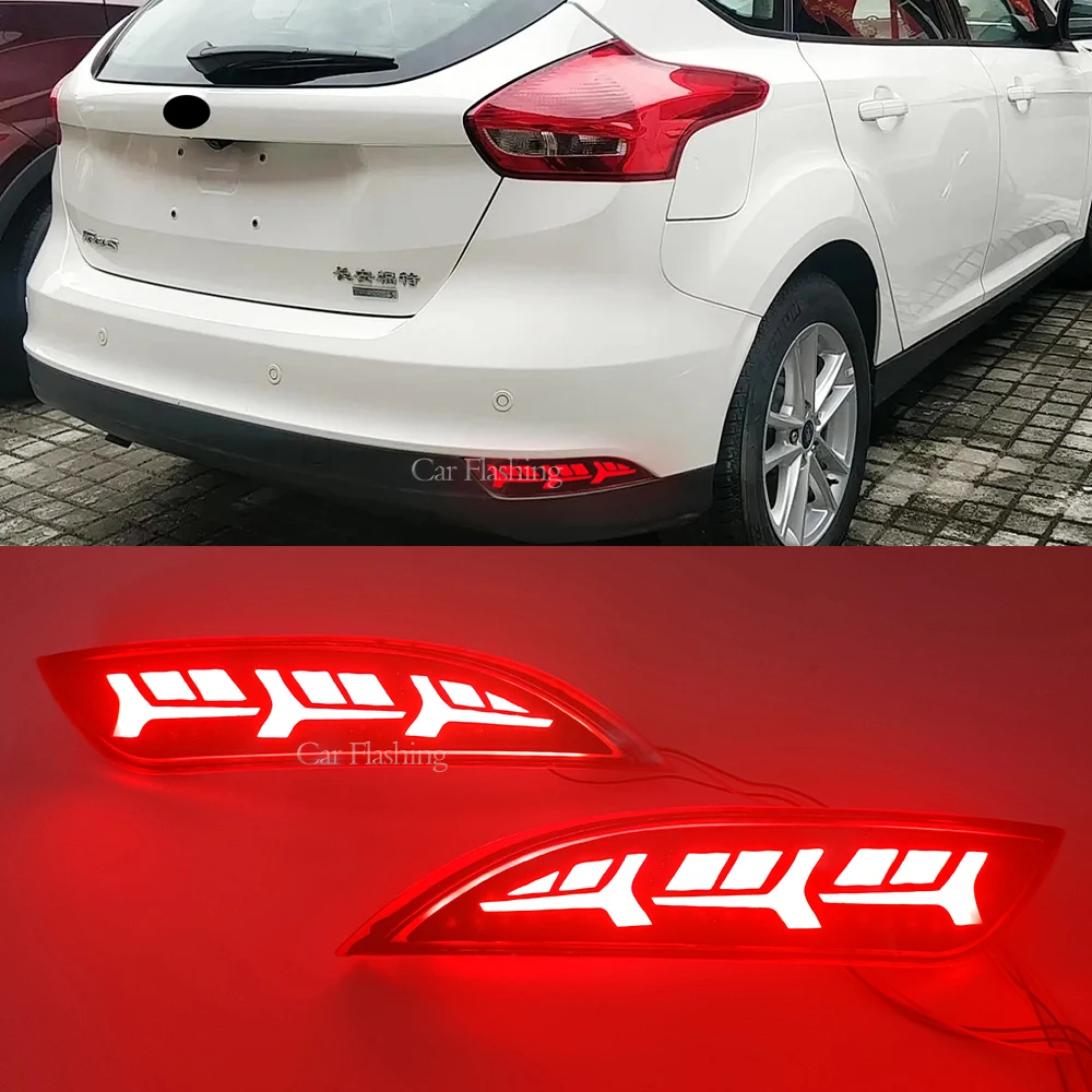 1Set For Ford Focus Hatchback 2015 2016 2017 2018 Tail Rear Bumper ...