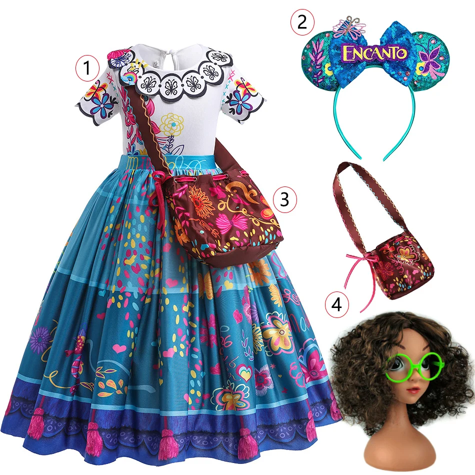 Disney-Girls-Encanto-Costume-Princess-Dress-Suit-Charm-for-Girls ...
