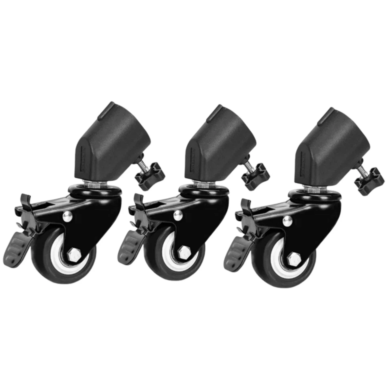 3Pcs C-Stand Swivel Caster Wheel Set,25MM Diameter For Photography ...