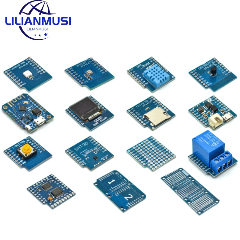 Esp8266 d1 mini pro placa de desenvolvimento wi fi nodemcu ws2812 rgb ...