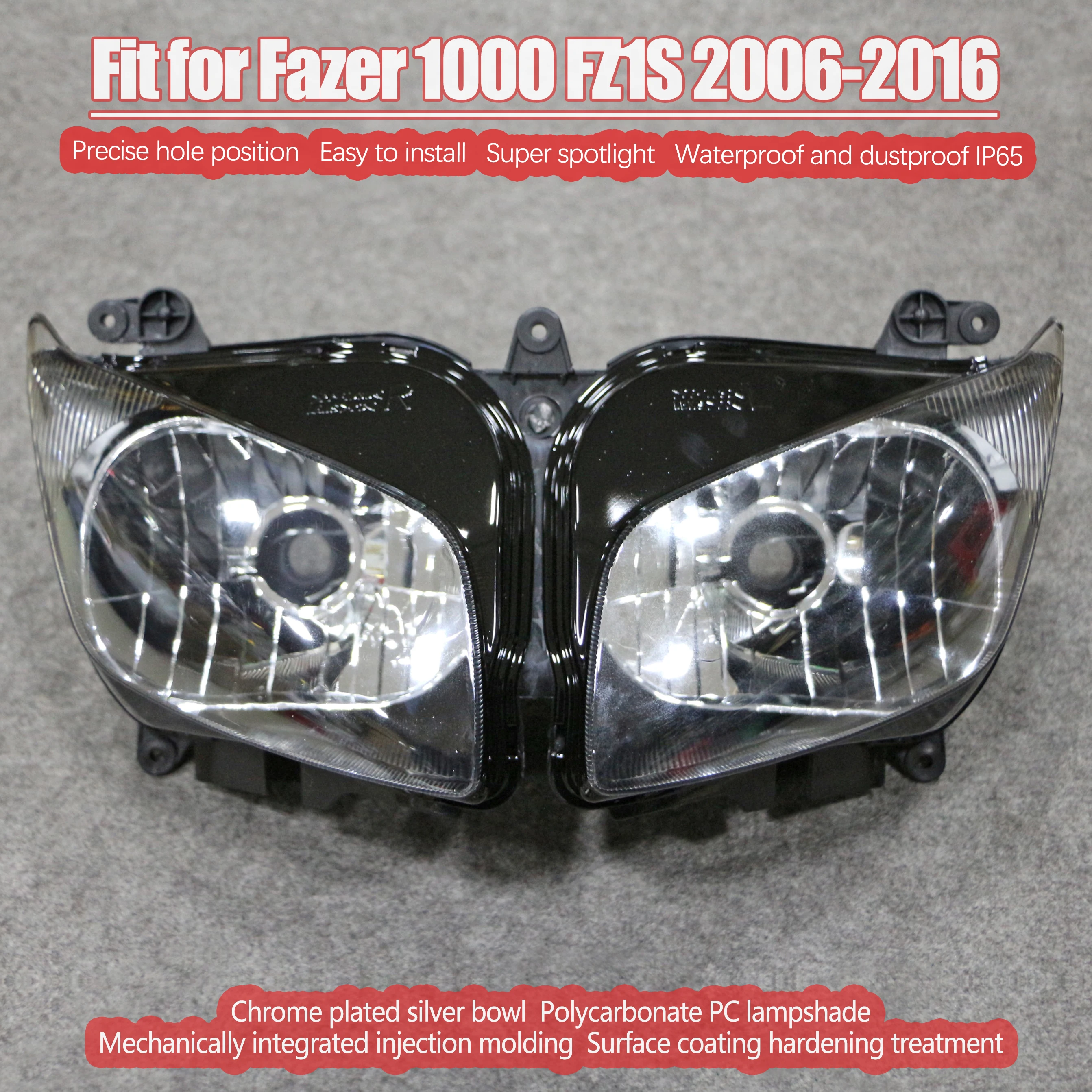Fit-For-2006-2013-YAMAHA-Fazer-FZ1S-FZ1-S-SA-Motorcycle-Front-Headlight ...