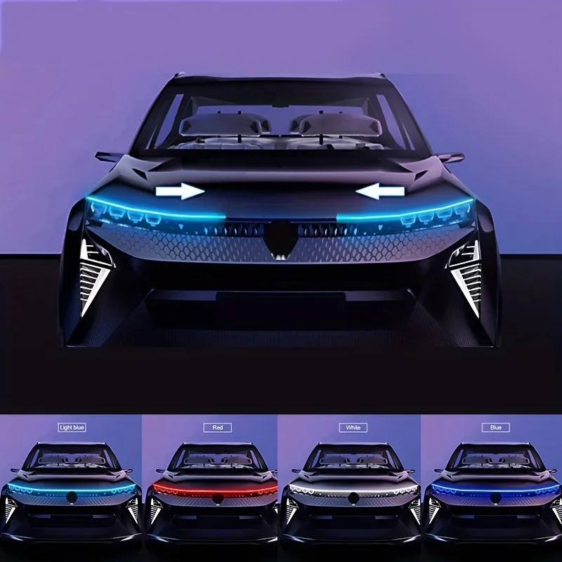 Carro-Universal-Luz-Diurna-LED-Scan-Starting-Cap-Do-Carro-DRL-Auto-Din ...