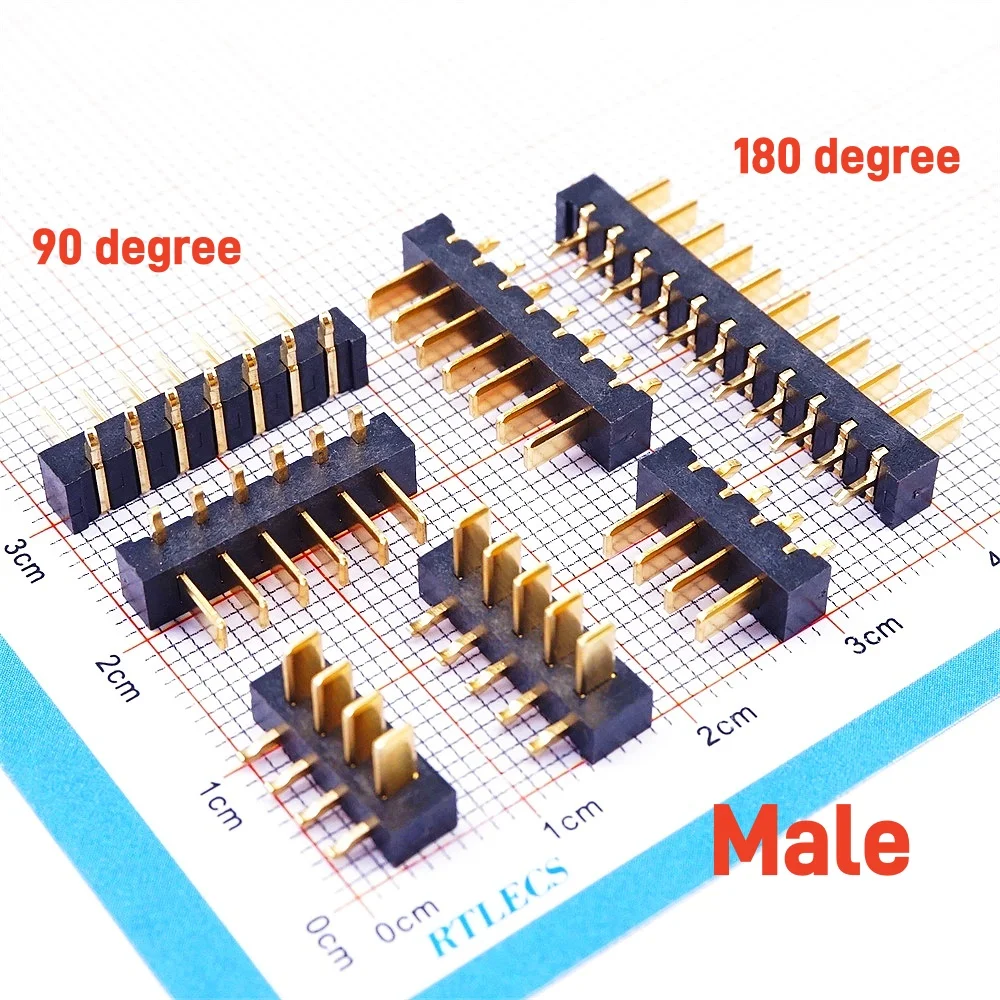 20Pcs Blade Male Battery Connector 2.5 MM Pitch 2 3 4 5 6 7 8 9 10 11 ...