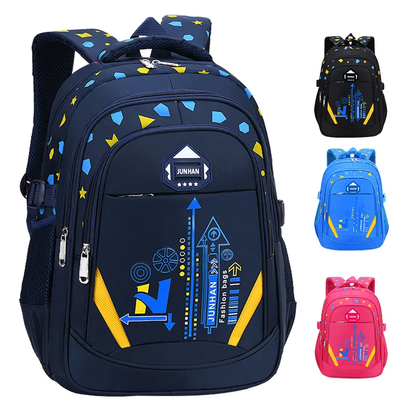 Children School Bags Boys Kids Backpack Primary Orthopedic School ...