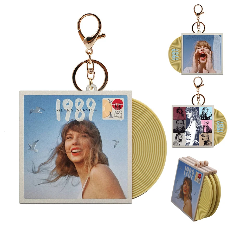 Creative-Taylor-Swift-Album-CD-Record-Keychains-Fashion-Swift-Album ...