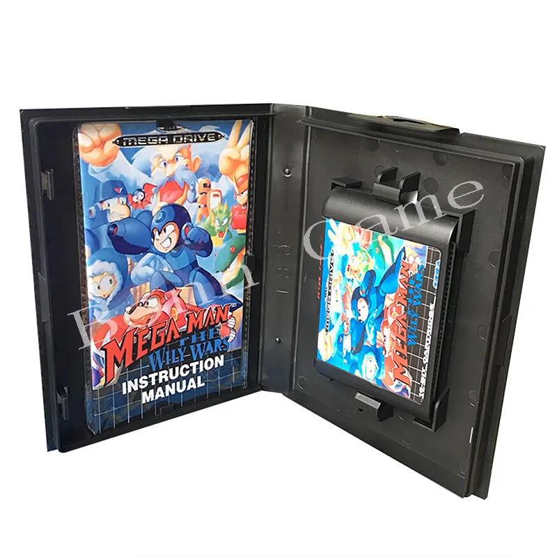 MD-Game-Card-para-Mega-Man-Nova-Gera-o-Capa-com-Caixa-de-Varejo-Manual ...