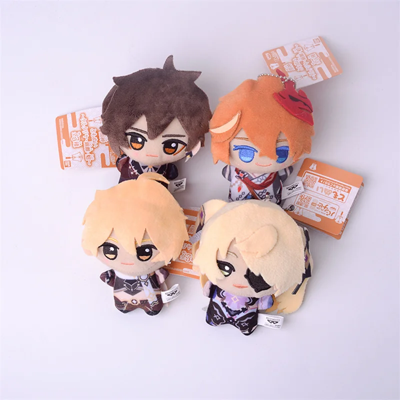 10CM-Anime-Game-Genshin-Impact-Plush-Pendant-Toy-Zhongli-Aether-RFischl ...