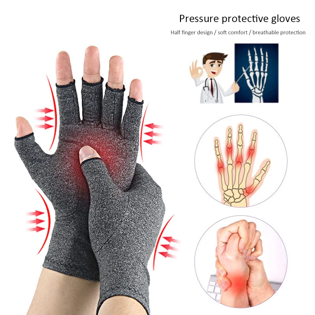 Arthritis-Therapy-Compression-Gloves-Pain-Joint-Relief-Warm-Cycling ...