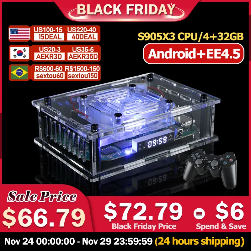 Tsingo New Super Console X Max Plus 4k Hd Output Dual System Wifi Retro ...