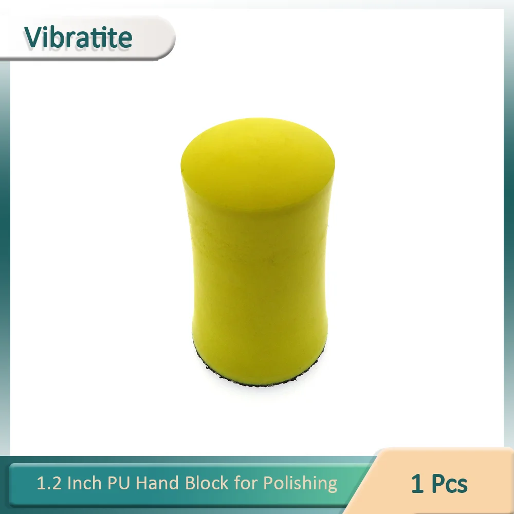 1 Pcs 1.2 Inch Hook and Loop PU Foam Hand Sanding Block Hand Pad for ...