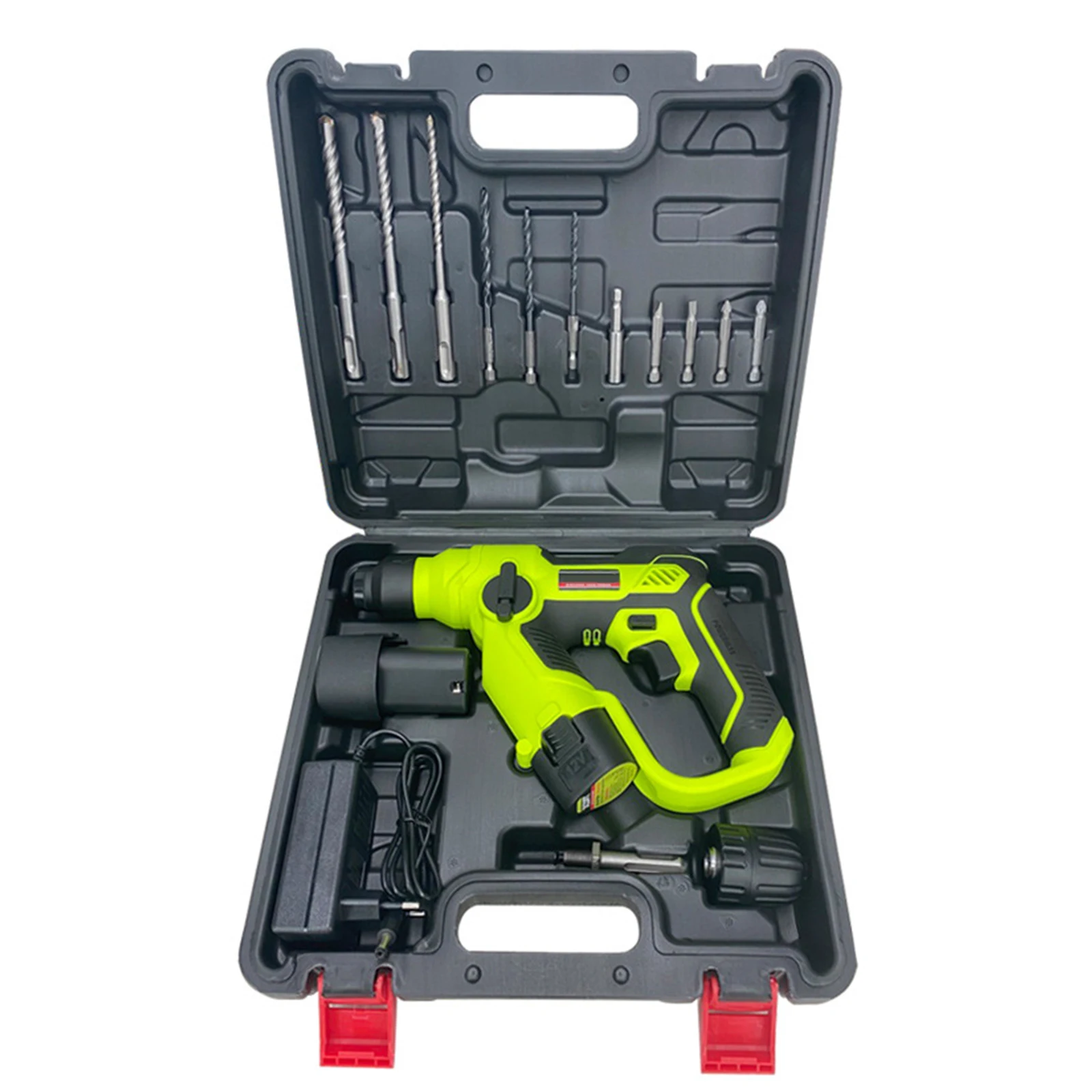 850W-Electric-Hammer-Drill-Brushless-Lithium-Ion-Battery-Rechargeable ...