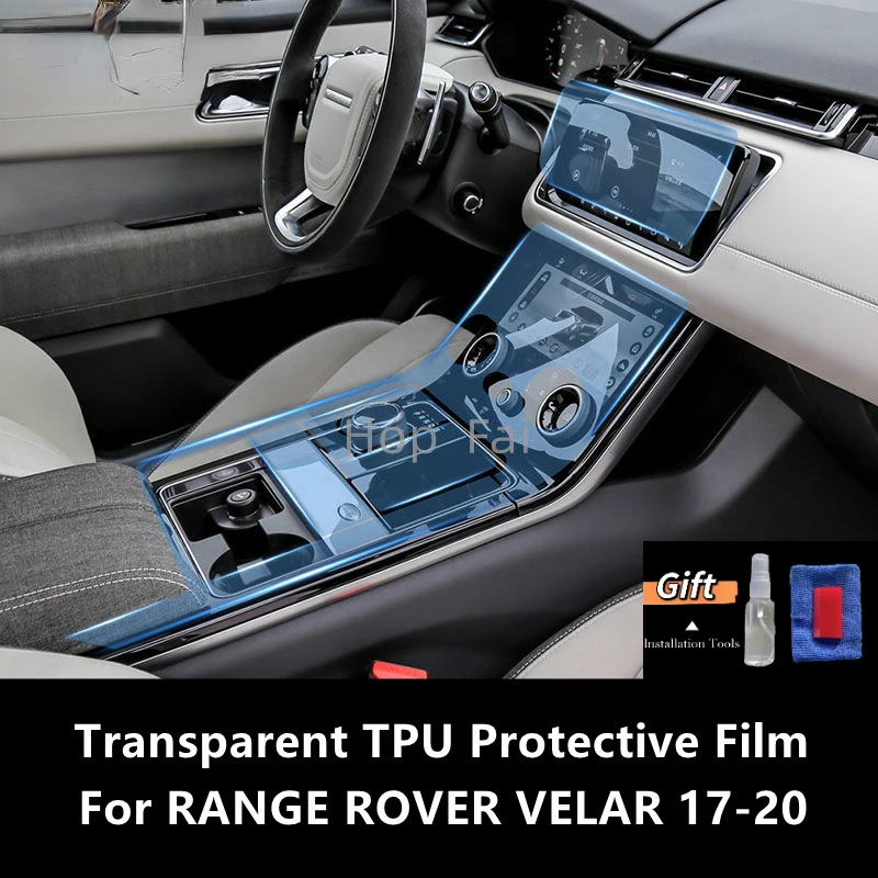 For-RANGE-ROVER-VELAR-17-20-Car-Interior-Center-Console-Transparent-TPU ...