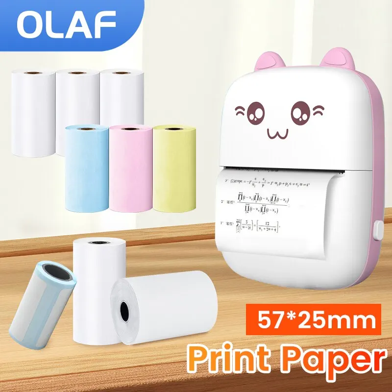 Olaf 57 * 25mm 3pcs High-definition Printing Paper White Children's ...