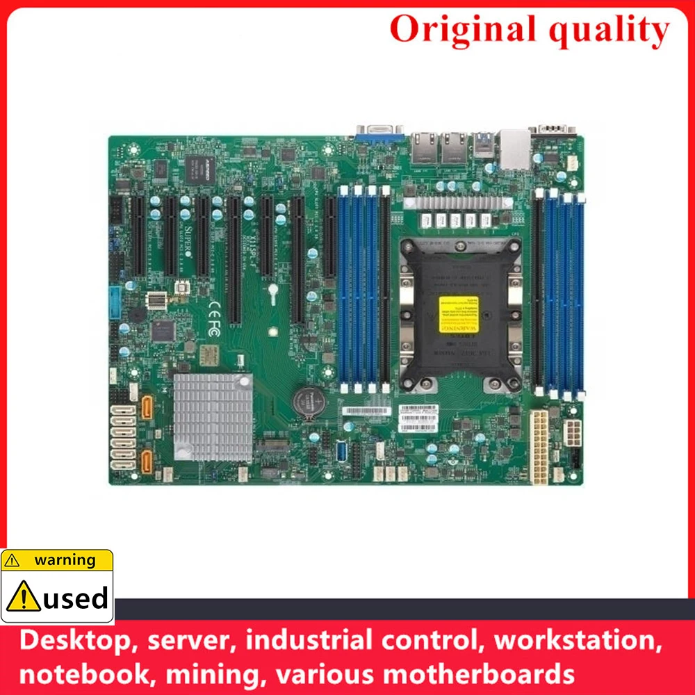 Used-For-Supermicro-X11SPL-F-Motherboards-C621-LGA-3647-DDR4-ECC-2T-Server-workstation-Mainboard ...