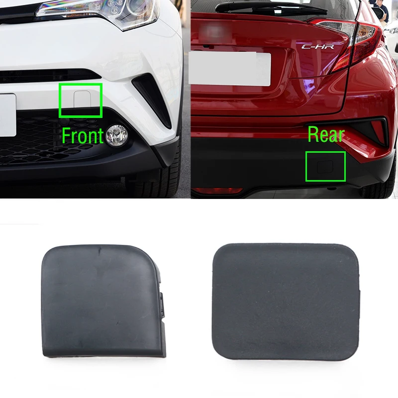 For-Toyota-C-HR-CHR-2016-2017-2018-2019-2020-Car-Front-Rear-Bumper-Tow ...