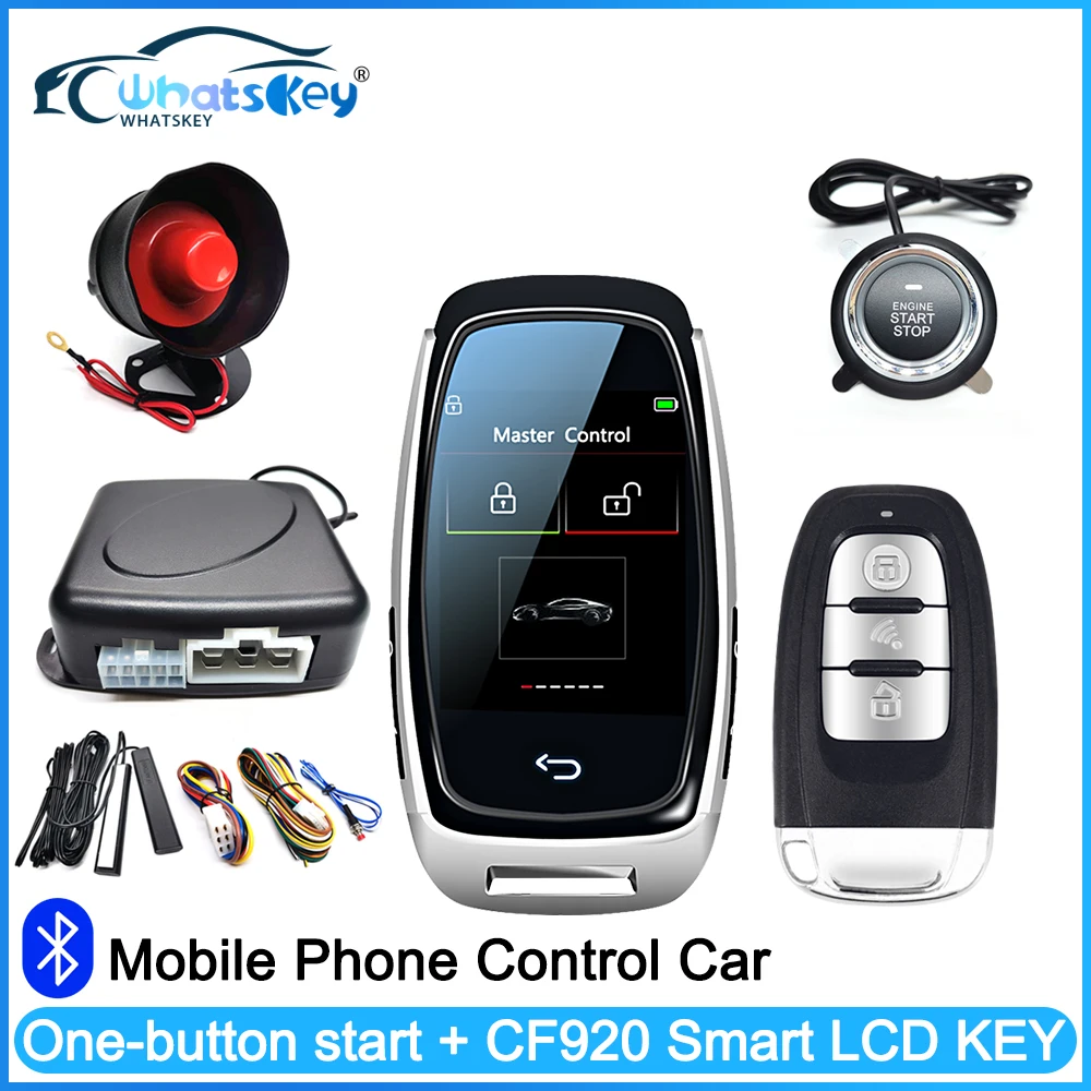 APP Control Automatic Start Stop Engine Keyless Entry Alarms System ...