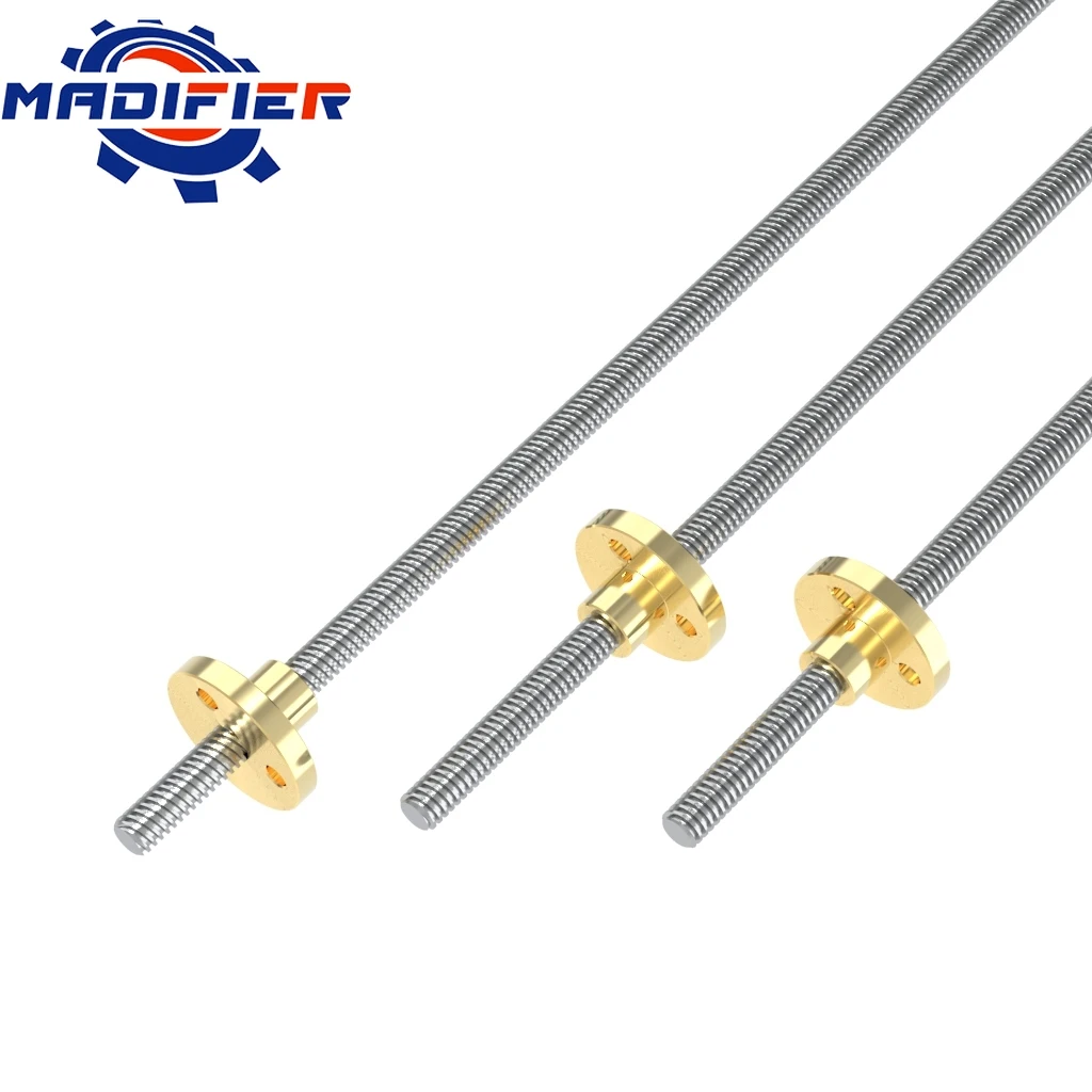 CNC-3D-Printer-Trapezoidal-Screw-Rod-T5-Lead-Screw-Thread-5mm-Lead-1mm ...