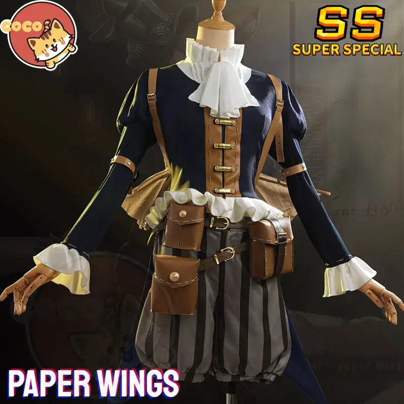 CoCos-SS-juego-Identity-V-Paper-Wings-Toy-Merchant-Cosplay-Costume-Game ...