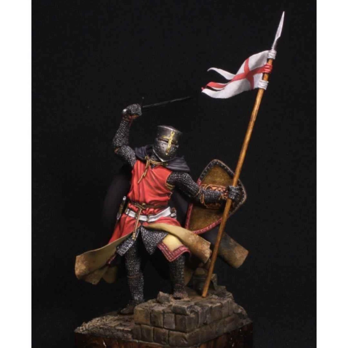 1/24(75MM) Resin Figure unpainted model Kit, Crusader Knight ...
