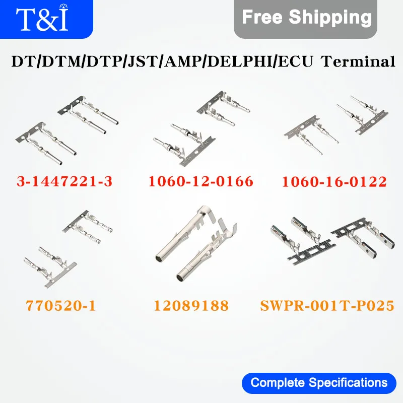 100-500-1000-5000-PCS-DT-DTM-DTP-JST-AMP-DELPHI-ECU-DEUTSCH-Connector ...